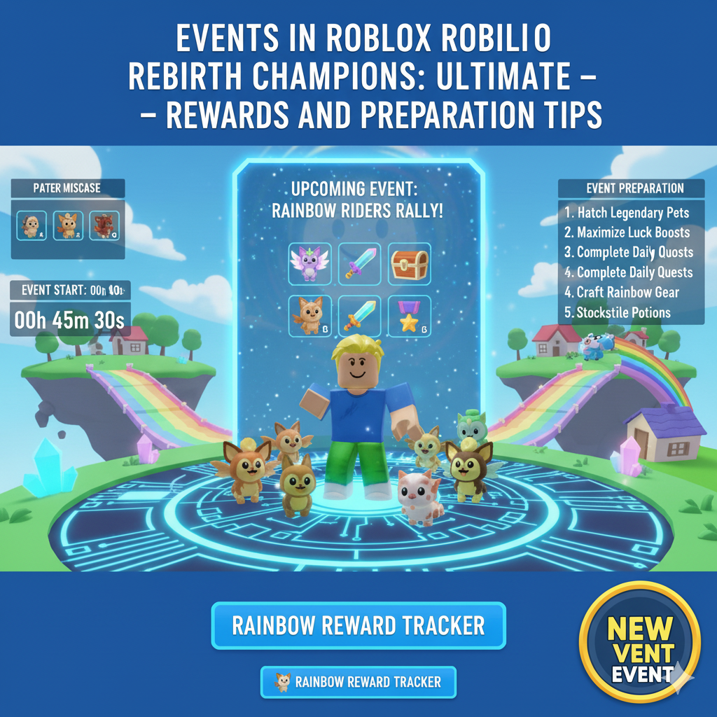 Roblox Rebirth Champions: Ultimate Events – Rewards & Prep Tips