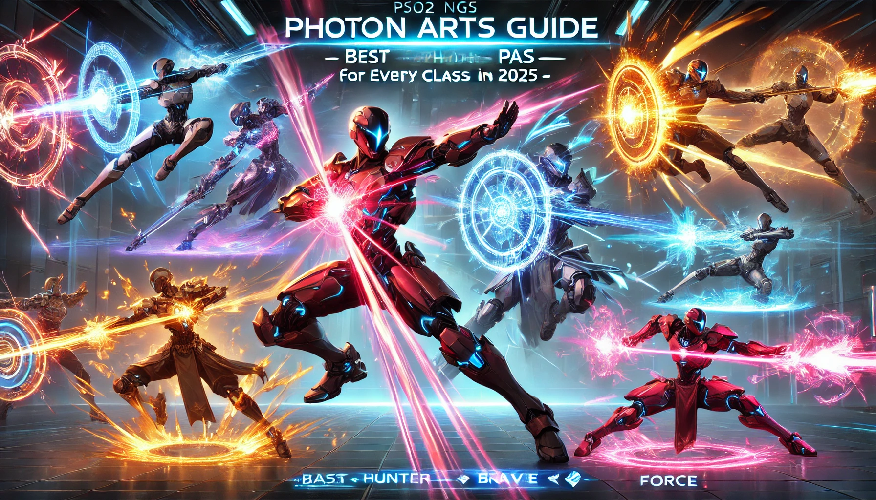 PSO2 NGS Photon Arts Guide 2025 – Best PAs by Class