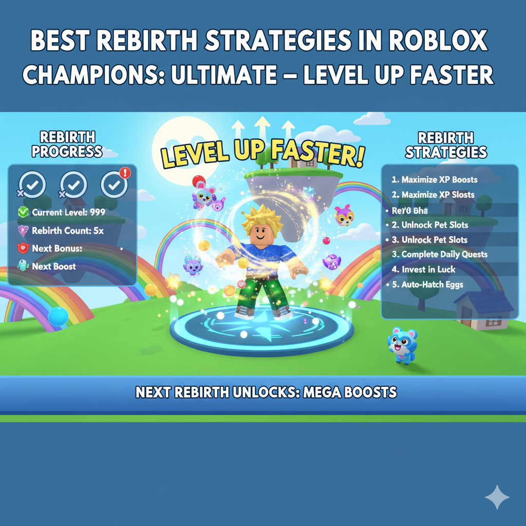 Best Rebirth Strategies Roblox Rebirth Champions: Ultimate – Level Faster