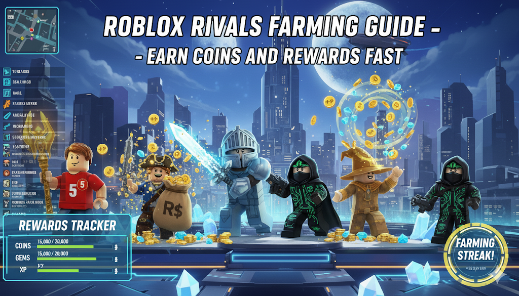 Roblox RIVALS Farming Guide – Earn Coins Fast