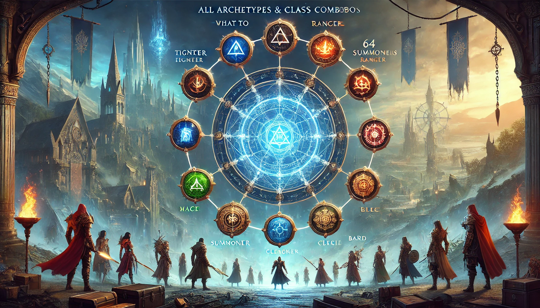 All Archetypes & 64 Class Combos in Ashes of Creation
