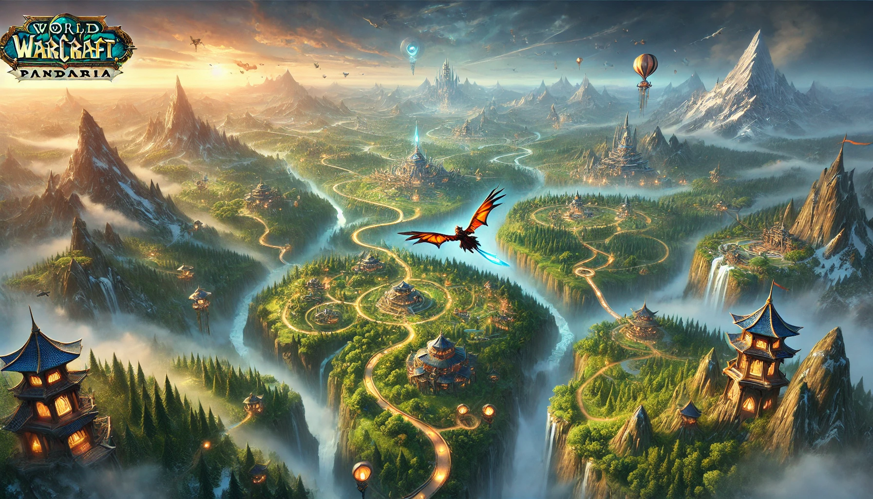 Full Pandaria Zone Guide – Levels, Hubs & Flight Paths