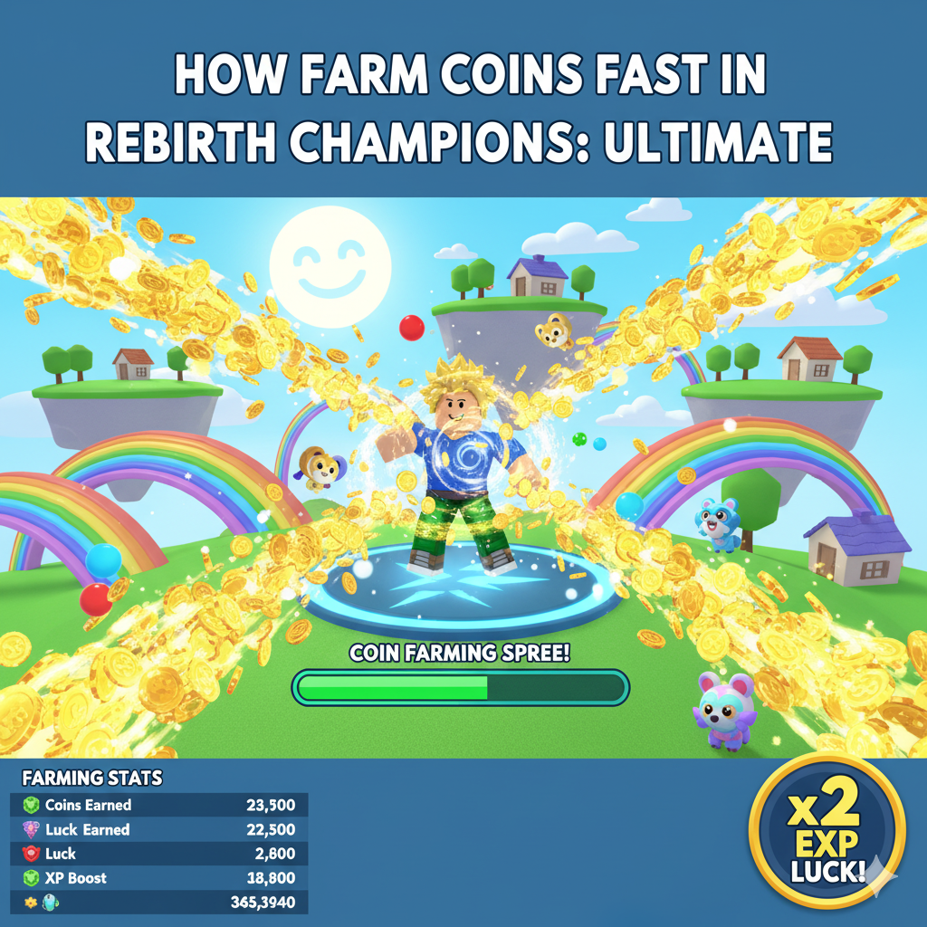 Farm Coins Fast in Roblox Rebirth Champions: Ultimate – Guide