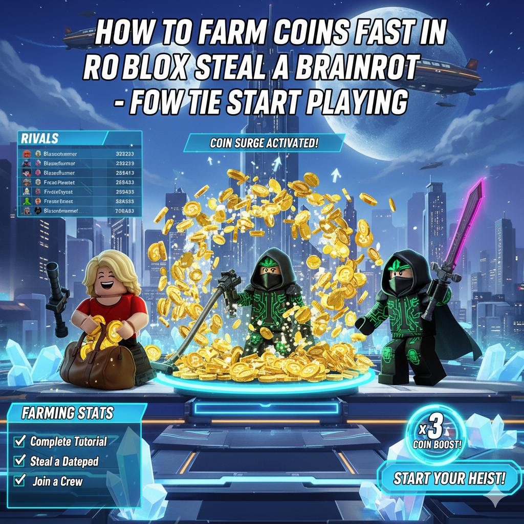 Farm Coins Fast in Roblox Steal A Brainrot – Full Guide